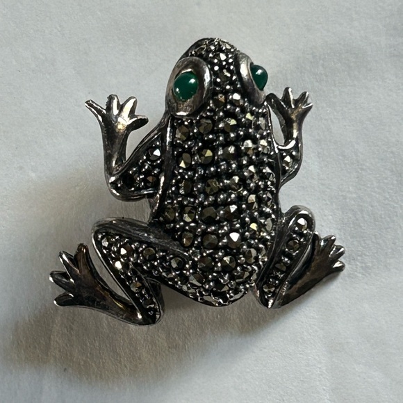 Judith Jack | Jewelry | Vintage Judith Jack Marcasite Frog Brooch ...